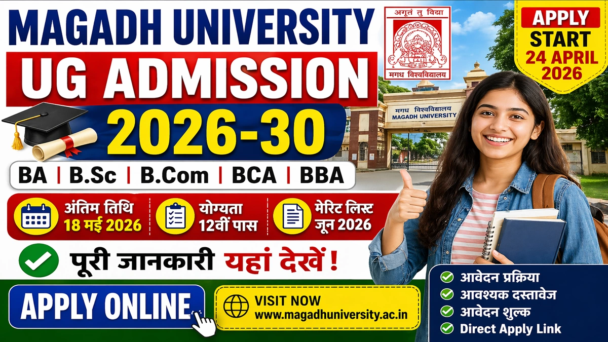 Magadh University UG Admission 2026-30 Apply Online: Last Date ...